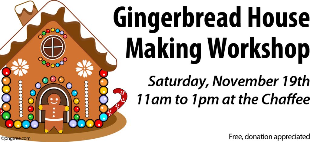 Gingerbread House Making Workshop – Chaffee Art Center